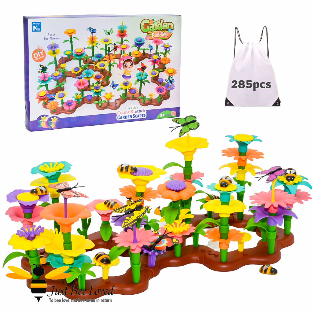 Build A Bees & Butterflies Garden Toy Set - 285pcs – Just Bee Loved