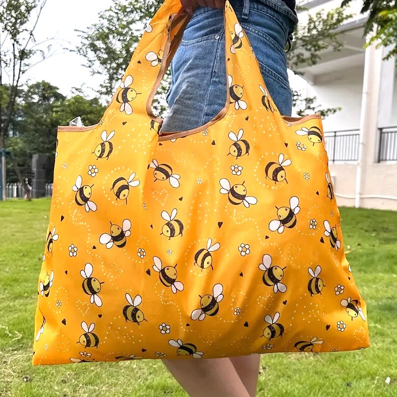 Ex Large Groceries Shopper Tote Bee Bag - Orange – Just Bee Loved
