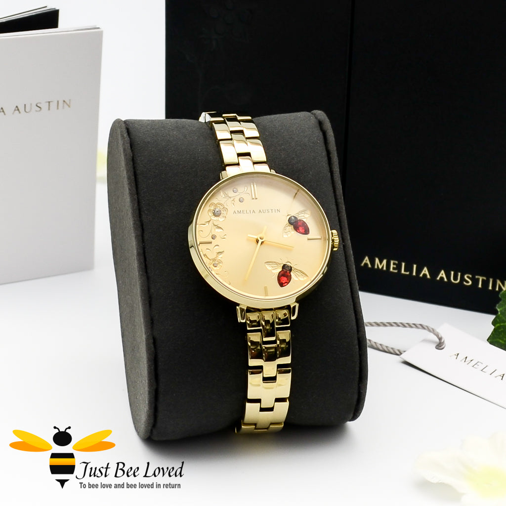 Amelia Austin Bee Bracelet Watch - 2 Colours – Just Bee Loved