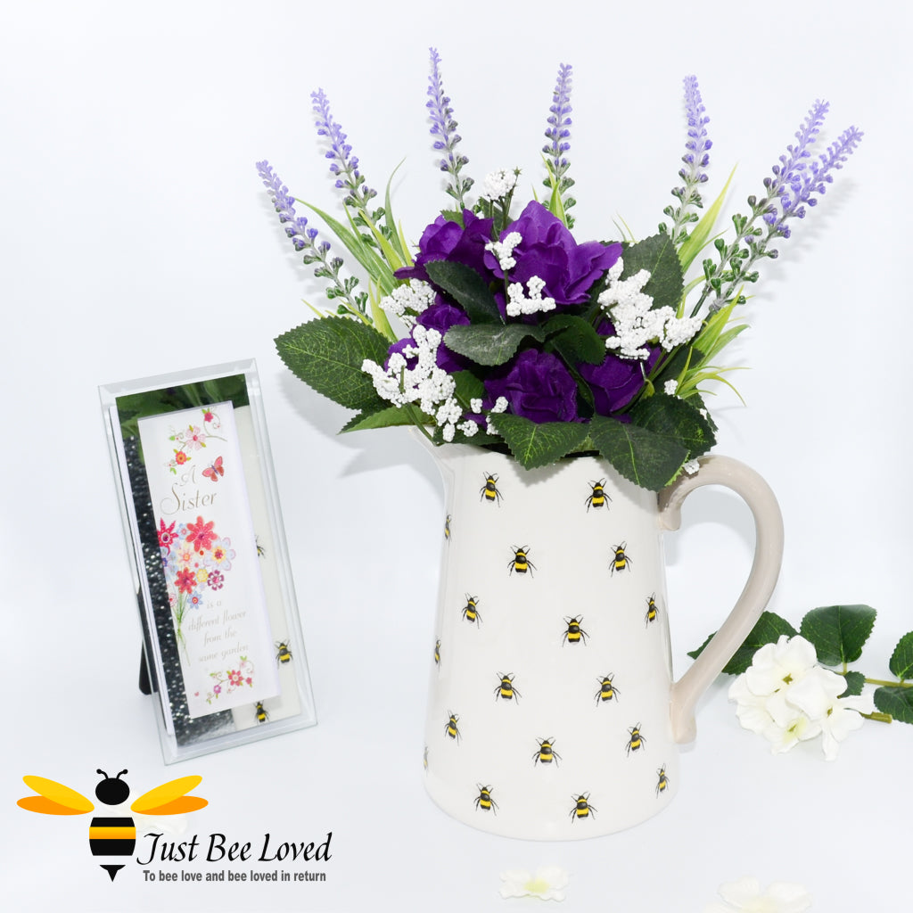 Decorative Bumble Bee Ceramic Flower Jug Vase – Just Bee Loved